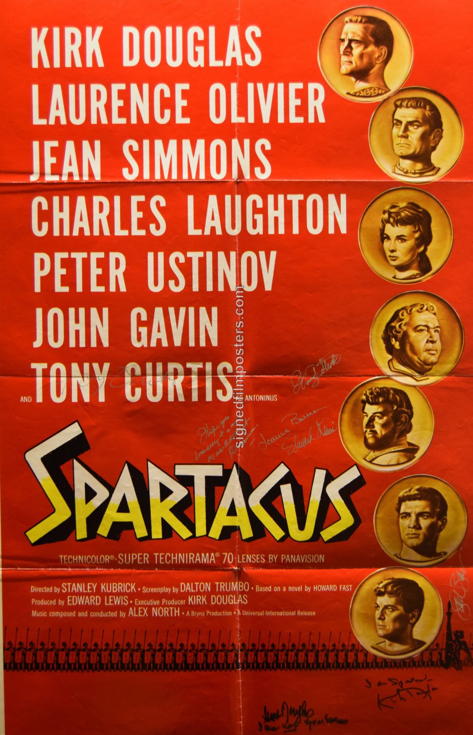 Spartacus Roadshow 1sh – Signed Autographed Movie Posters
