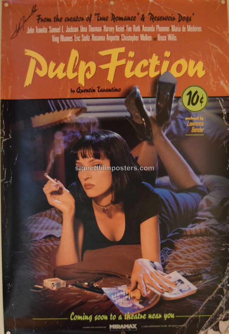Pulp Fiction – Signed Autographed Movie Posters