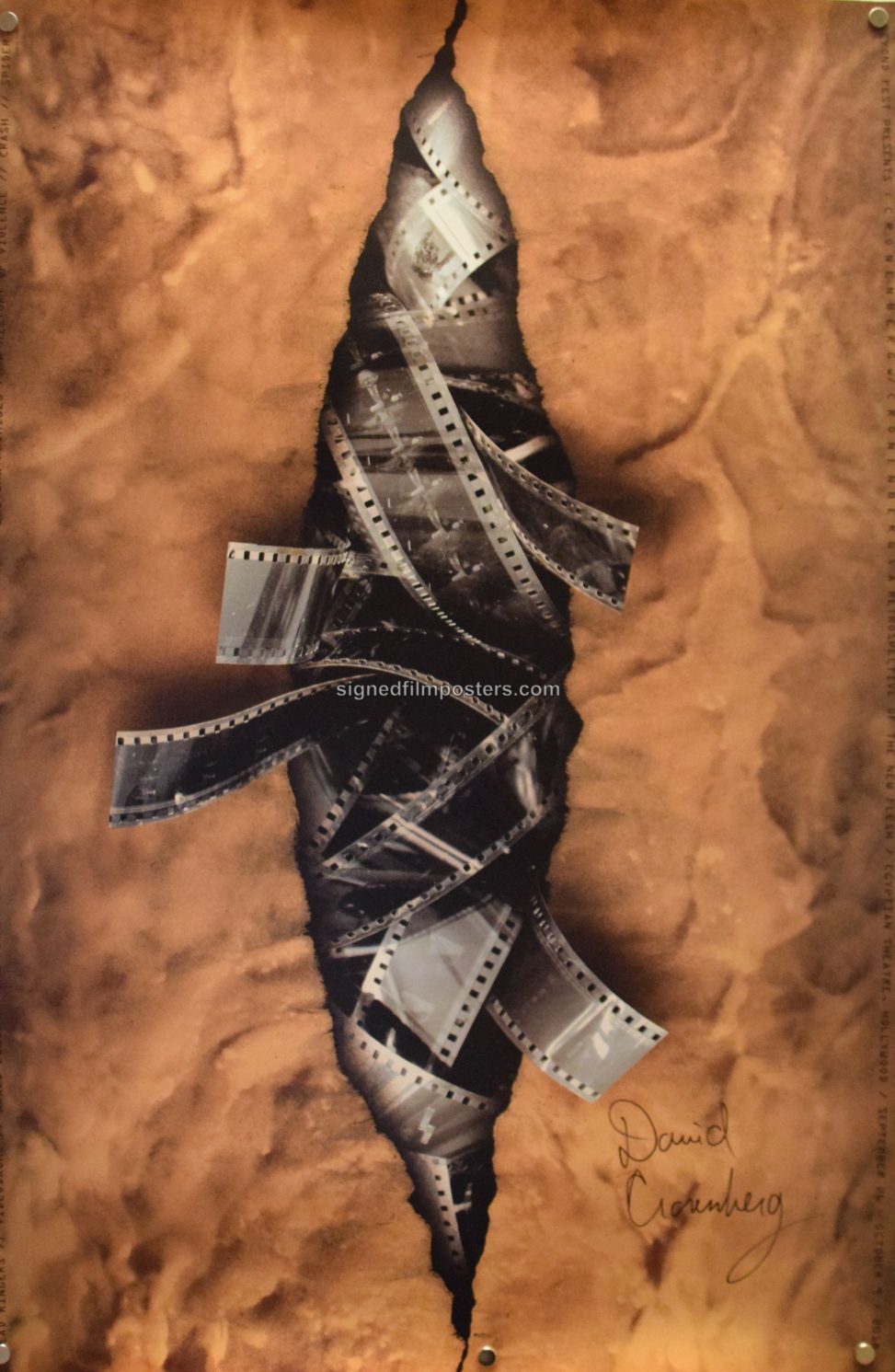 David Cronenberg retrospective special poster – Signed Autographed ...