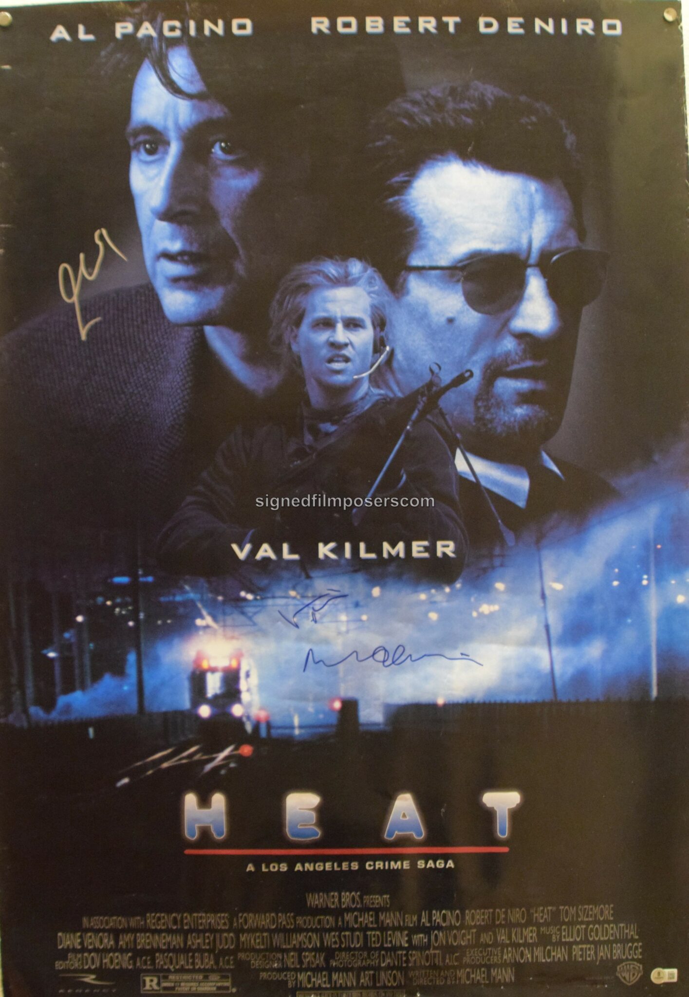 HEAT US 1sh – Signed Autographed Movie Posters